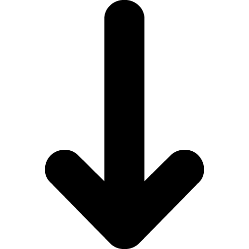 Direction down icon svg png free download