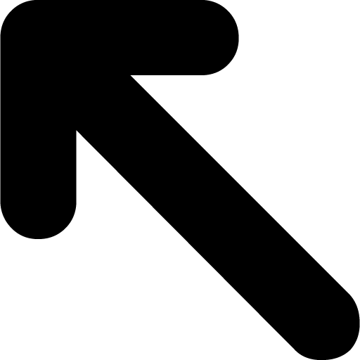 Direction up left icon svg png free download