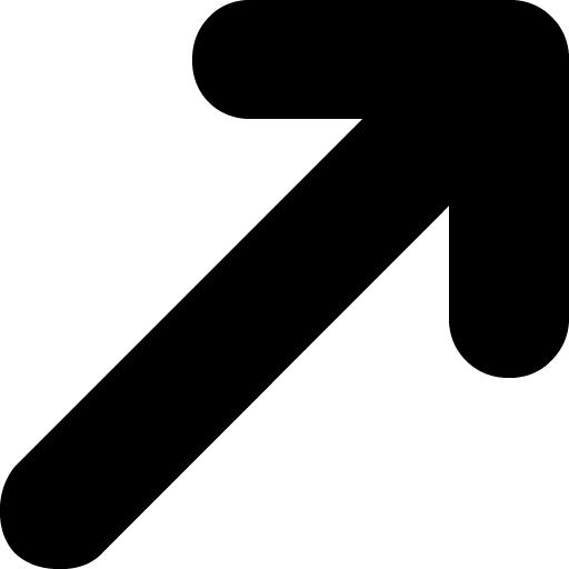 Direction up right icon svg png free download