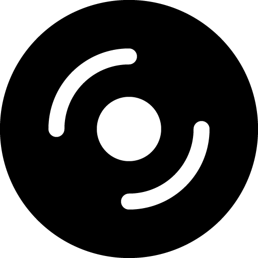 Disc fill icon - Download free
