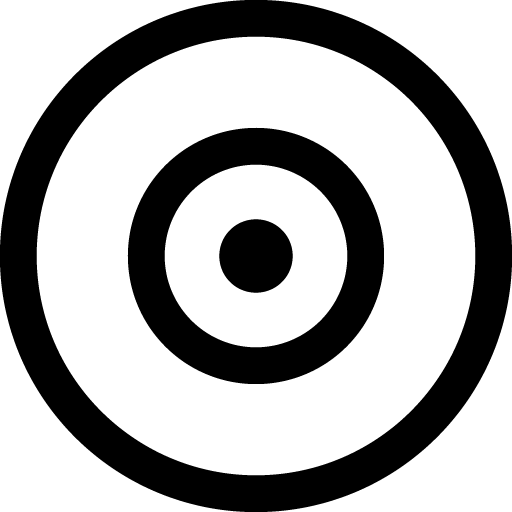 Disc outline icon svg png free download