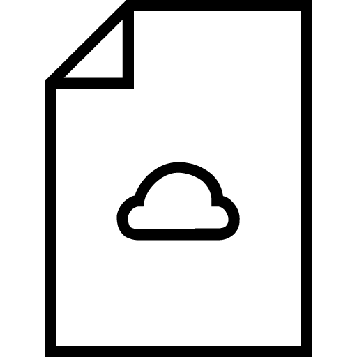 Document cloud icon svg png free download