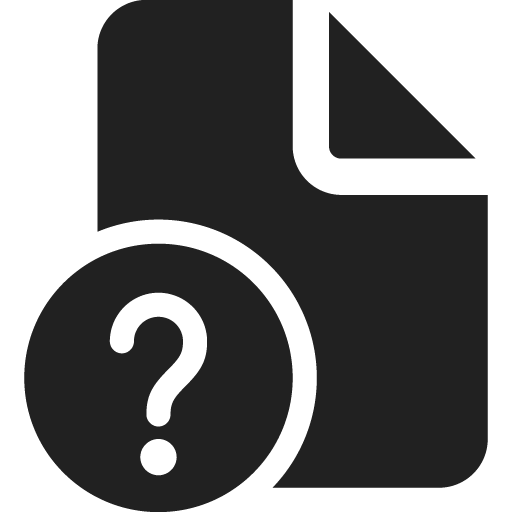 Document question mark icon svg png free download
