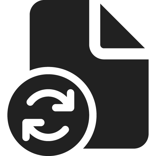 Document sync icon svg png free download