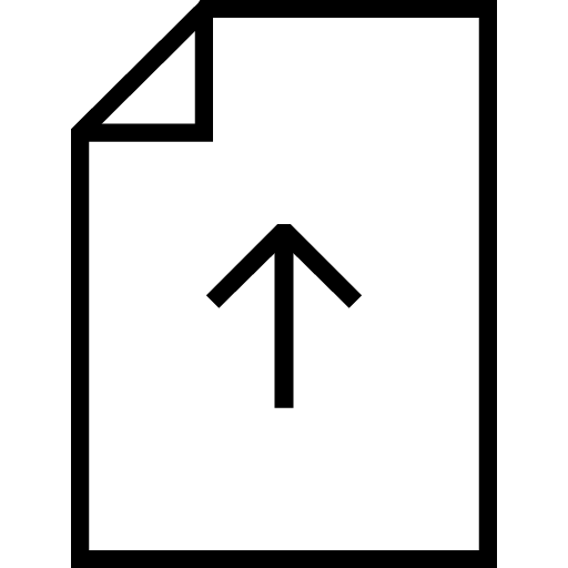 Document upload icon svg png free download