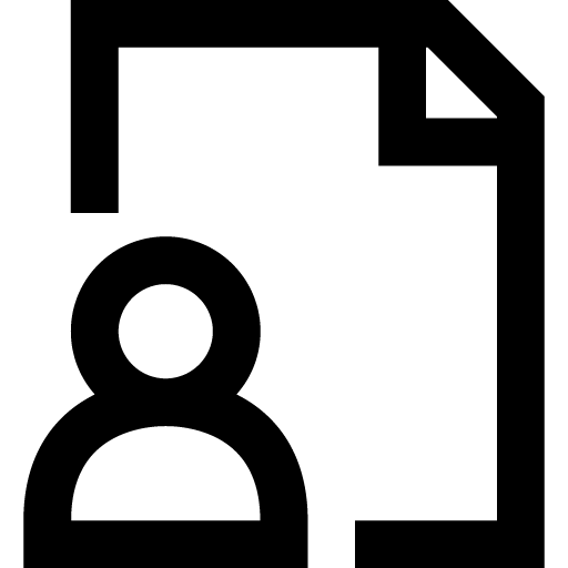 Document user icon svg png free download