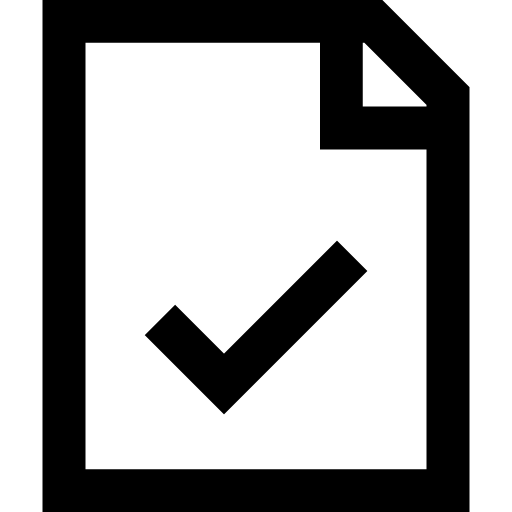 Document verified icon svg png free download