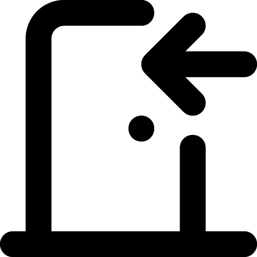 Door enter icon svg png free download