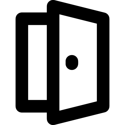 Door open icon svg png free download - 3