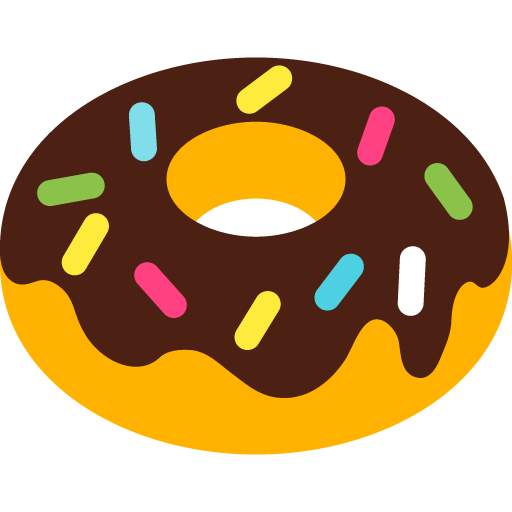 Doughnut icon svg png free download
