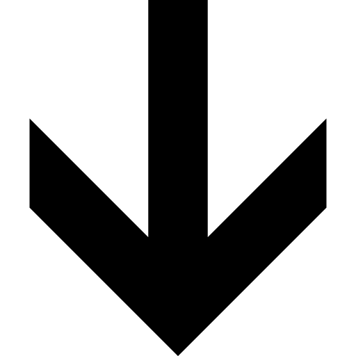 Down arrow icon svg png free download - 5