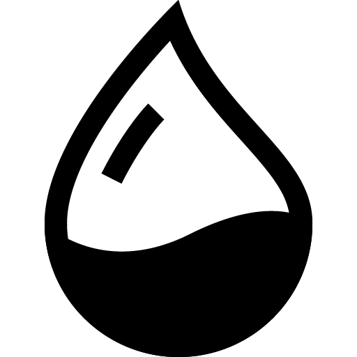 Droplet half icon svg png free download