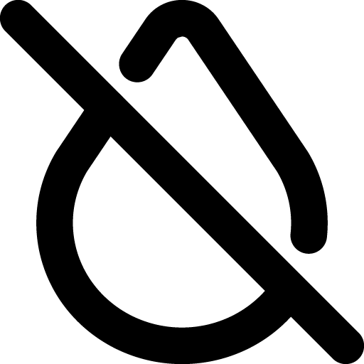 Droplet off icon svg png free download - 2