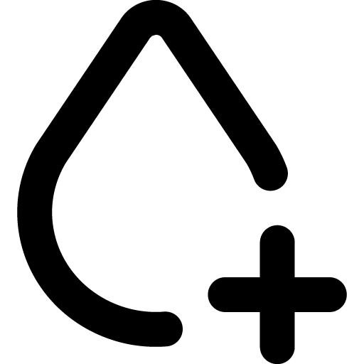 Droplet plus icon svg png free download