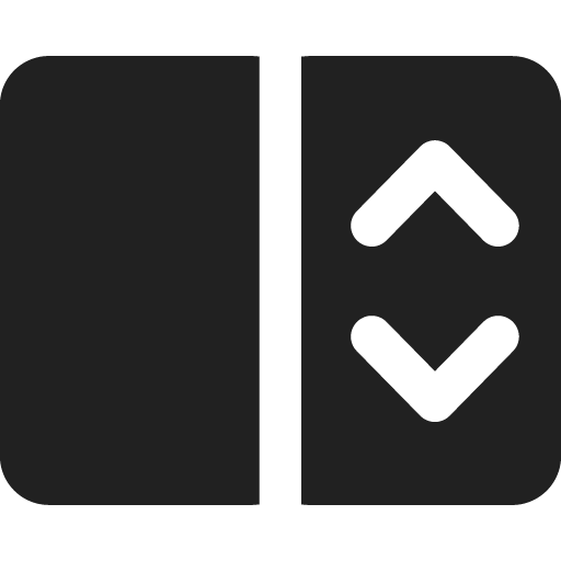 Dual screen vertical scroll icon svg png free download