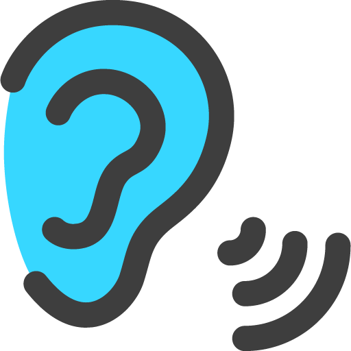 Ear hearing icon svg png free download