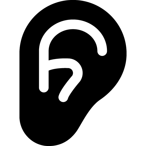 Ear icon svg png free download - 3