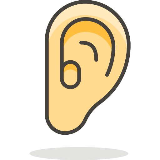 Ear icon svg png free download - 4