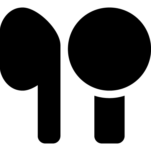 Earbuds icon svg png free download - 2