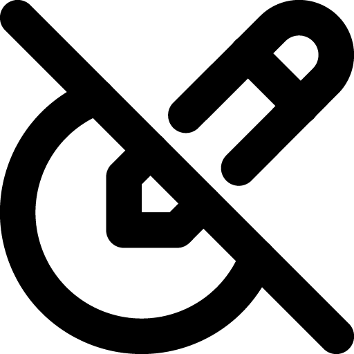 Edit circle off icon svg png free download