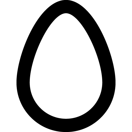 Egg outline icon svg png free download - 2