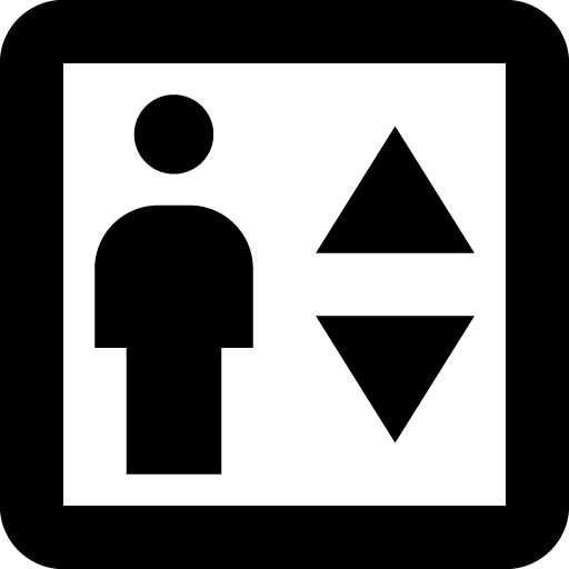 Elevator passenger outline icon svg png free download