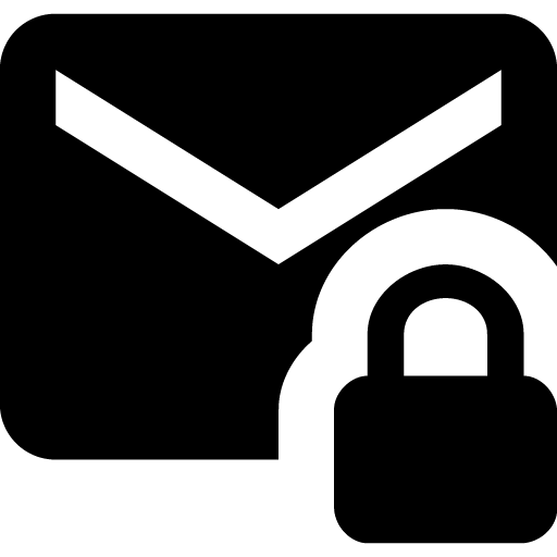 Email lock icon svg png free download
