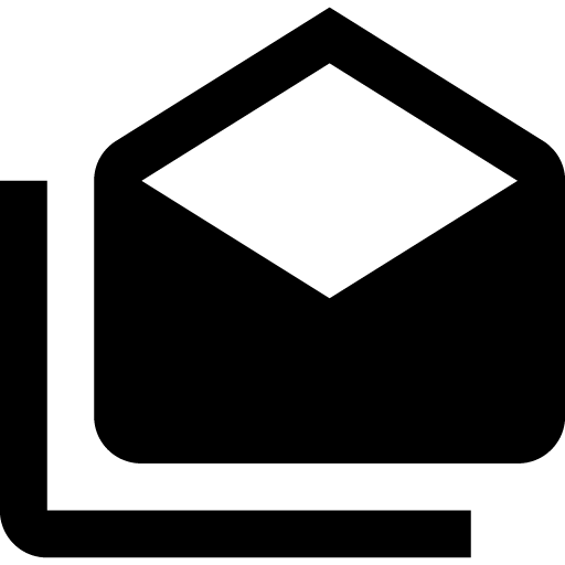 Email open multiple icon svg png free download