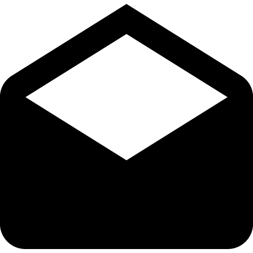 Email open icon svg png free download