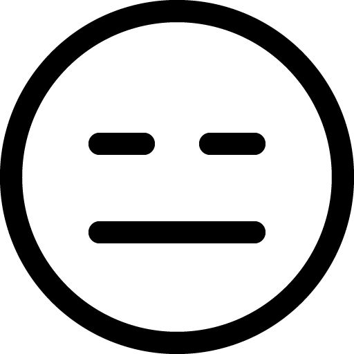 Emoji expressionless icon svg png free download