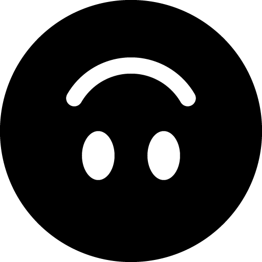 Emoji smile upside down fill icon svg png free download