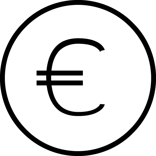 Euro icon svg png free download - 2