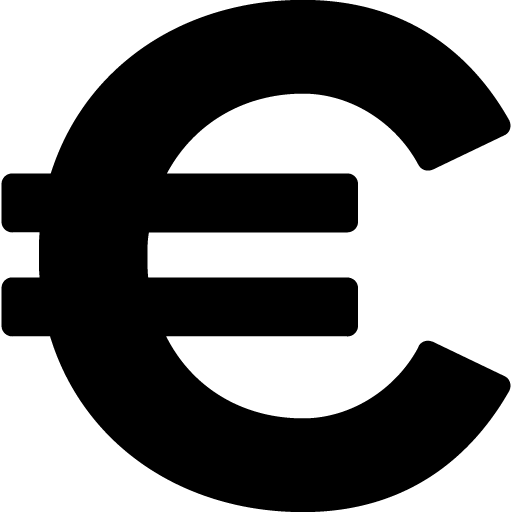 Euro icon svg png free download - 6