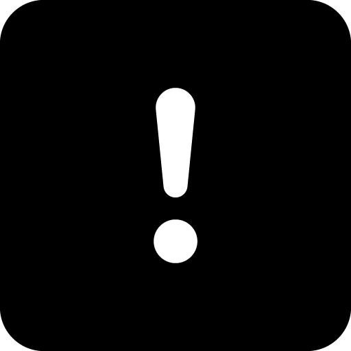 Exclamation square fill icon svg png free download