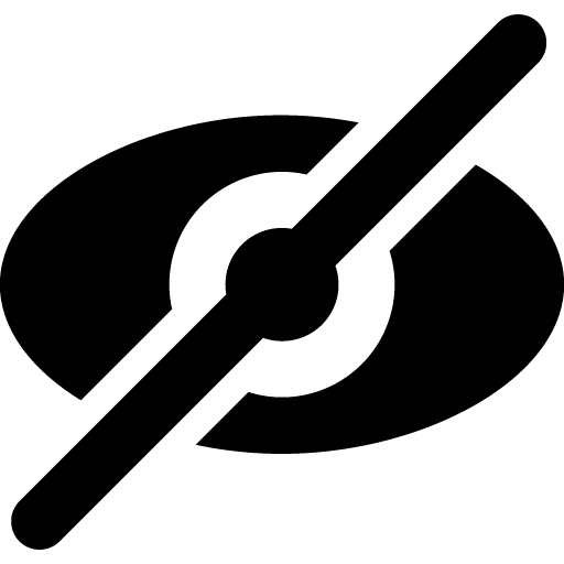 Eye close icon svg png free download - 3