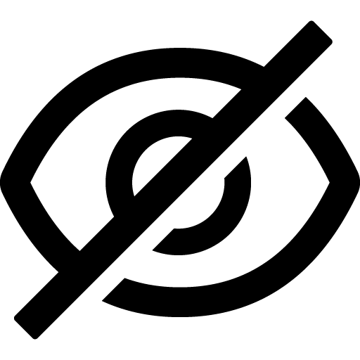 Eye invisible icon svg png free download - 2