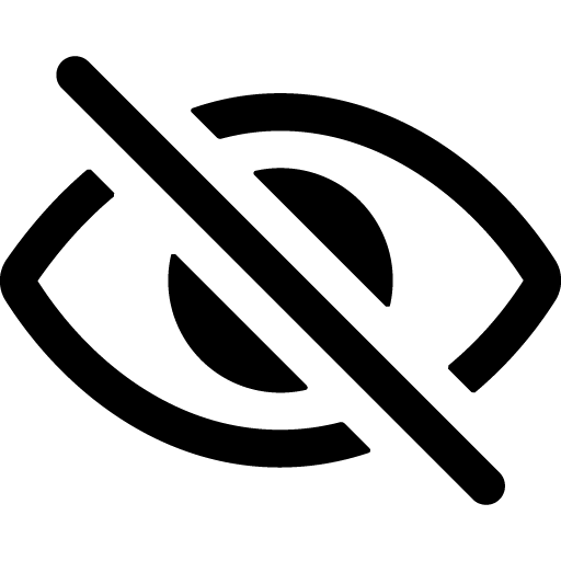 Eye off outline icon svg png free download