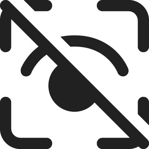 Eye tracking off icon svg png free download