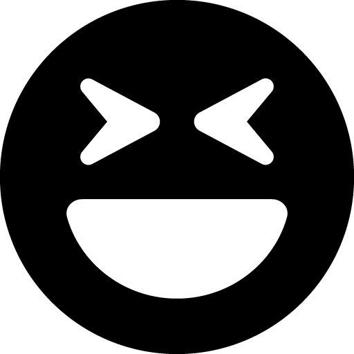 Face laugh squint icon svg png free download