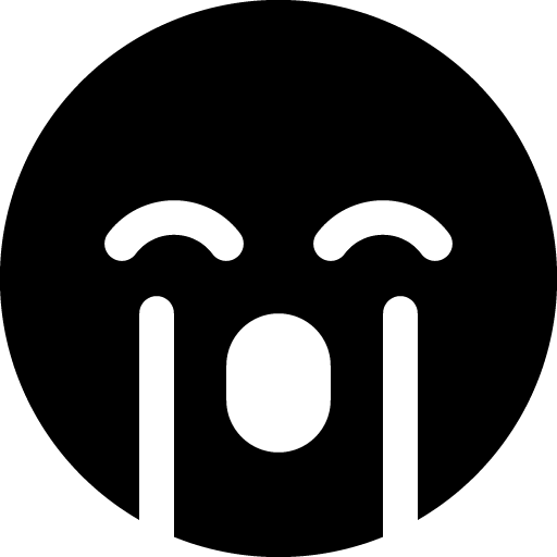 Face sad cry icon svg png free download