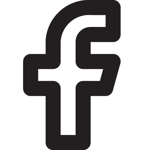 Facebook outline icon svg png free download