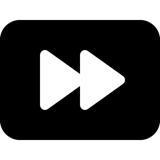 Fast forward btn fill icon svg png free download