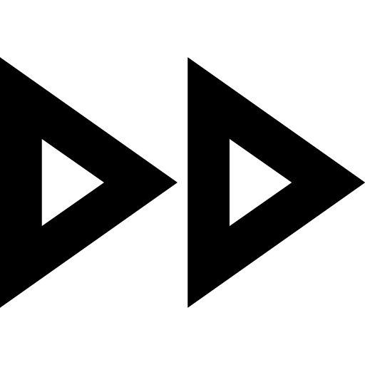 Fast forward outline icon svg png free download