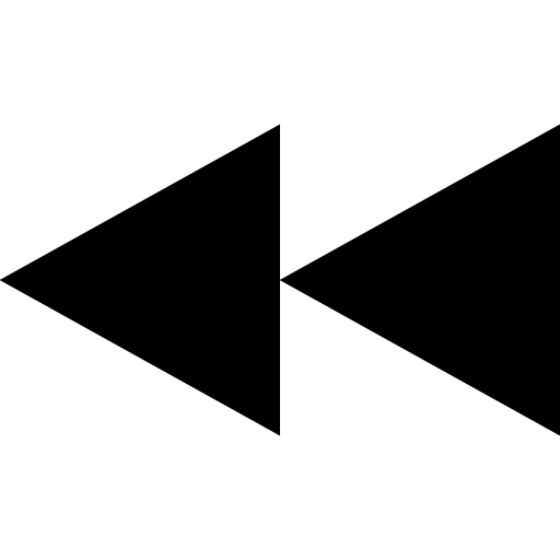 Fast rewind icon svg png free download - 2