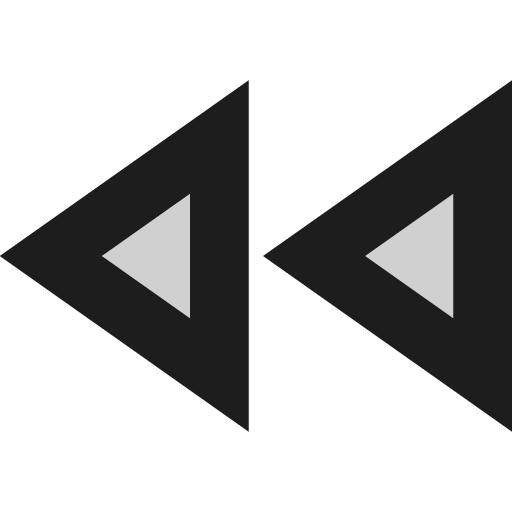 Fast rewind icon svg png free download - 3