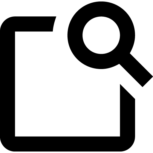 Feature search outline icon svg png free download