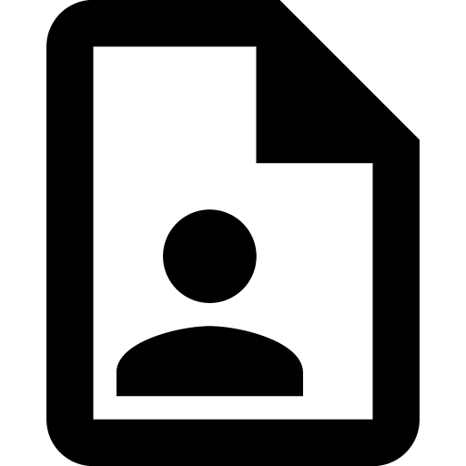 File account outline icon svg png free download