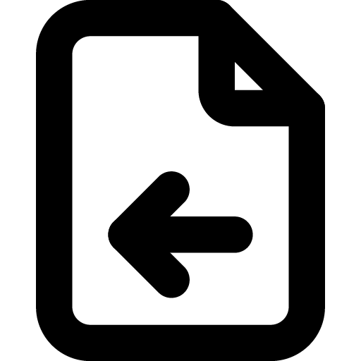 File arrow left icon svg png free download