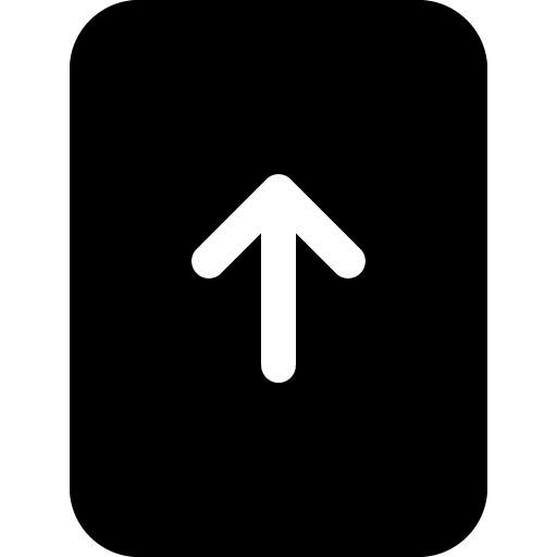 File arrow up fill icon svg png free download