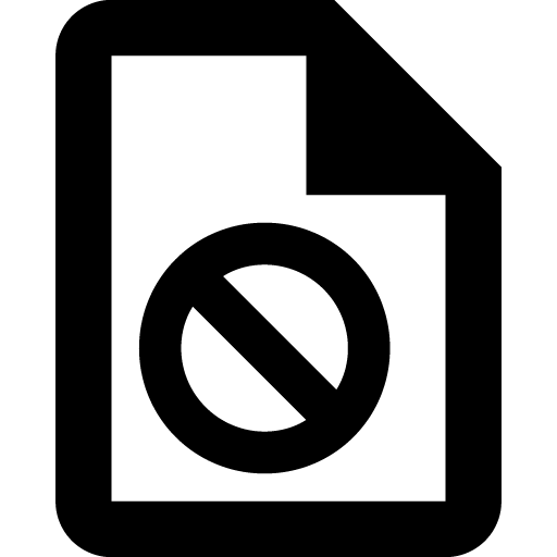 File cancel outline icon svg png free download